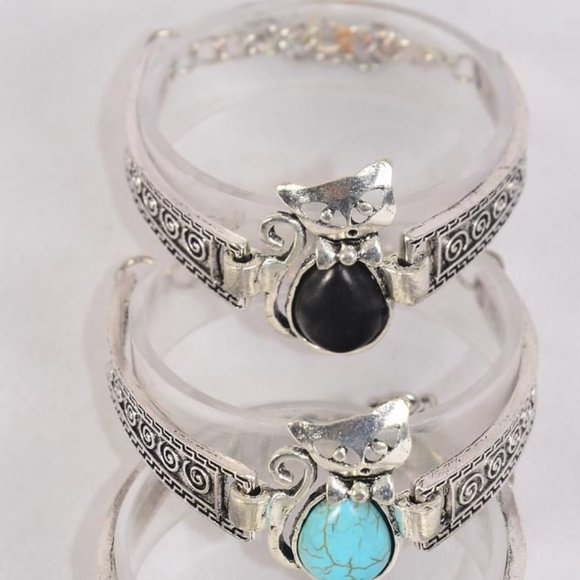 Jewelry | Cat Bangle Bracelet | Poshmark